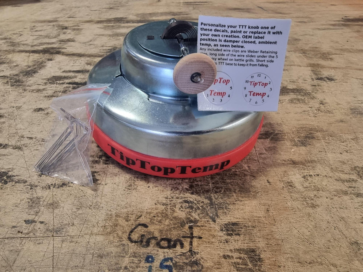 Tip Top Temp Charcoal BBQ Controller — Low 'N Slow BBQ Supplies