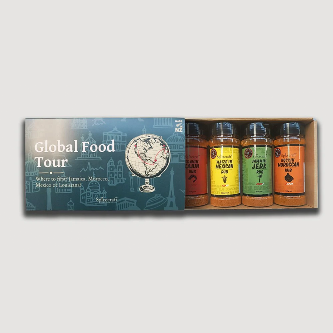SpiceCraft Global Food Tour Gift Box — Low 'N Slow BBQ Supplies