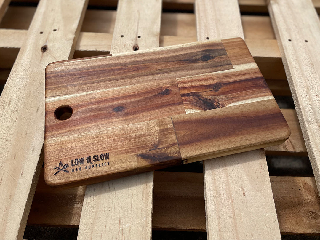 Low 'N Slow BBQ - Acacia Wood Board Medium — Low 'N Slow BBQ Supplies