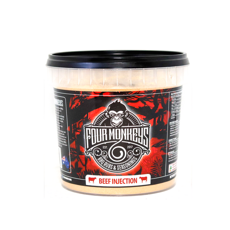 Four Monkeys Beef Injection — Low 'N Slow BBQ Supplies