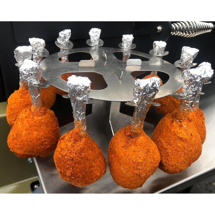 Team BBQ War - Stainless Chicken Rack — Low 'N Slow BBQ Supplies